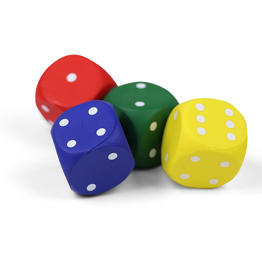 Terning for inne- og utebruk 1 stk | 4 cm skumterning m/trekk ...